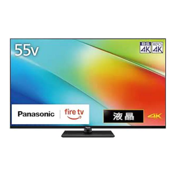 ○パナソニック　液晶テレビ　VIERA TV-55W90BJ [55インチ]高輝度液晶により明るく美しい映像を実現するハイグレードモデルの4K液晶テレビ（55V型）。AIを活用したエンジンが精細感、色、コントラストを統合処理。「Fire T...