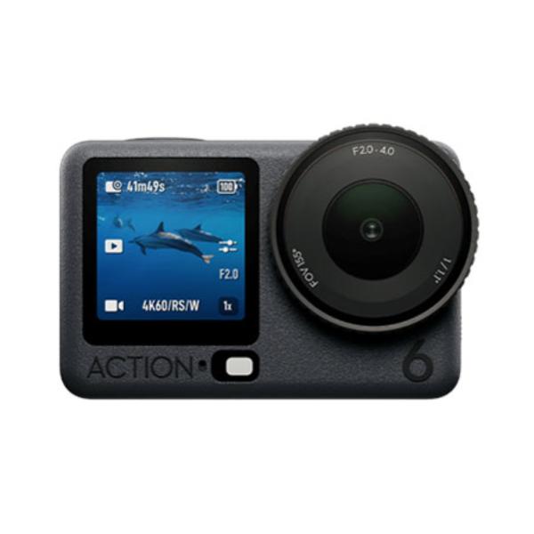 [延長保証対象外]○DJI　OSMO ACTION 6 アドベンチャーコンボ可変絞りに対応したアクションカメラ（アドベンチャーコンボ）。独自の1/1.1型スクエアCMOSセンサーを搭載し2.4μm相当の大型ピクセルサイズを実現。最大絞り値f...