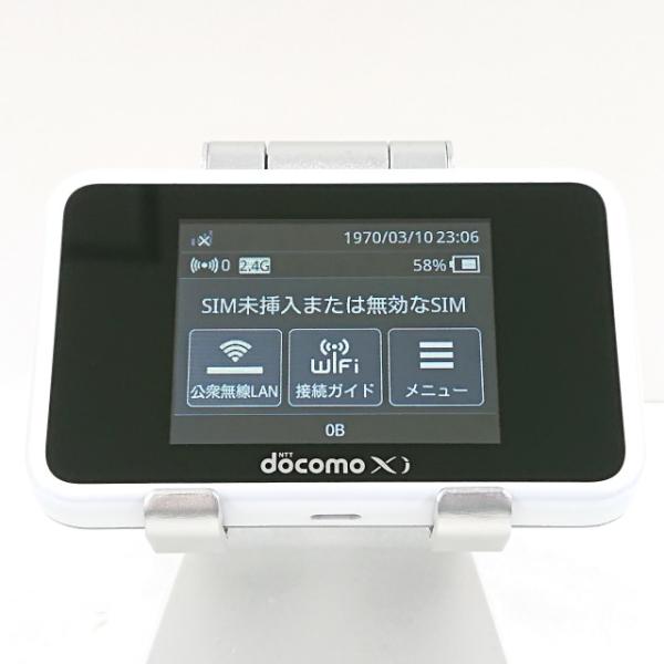 ルーター HW-02G HUAWEI docomo SIMロック解除× ホワイト