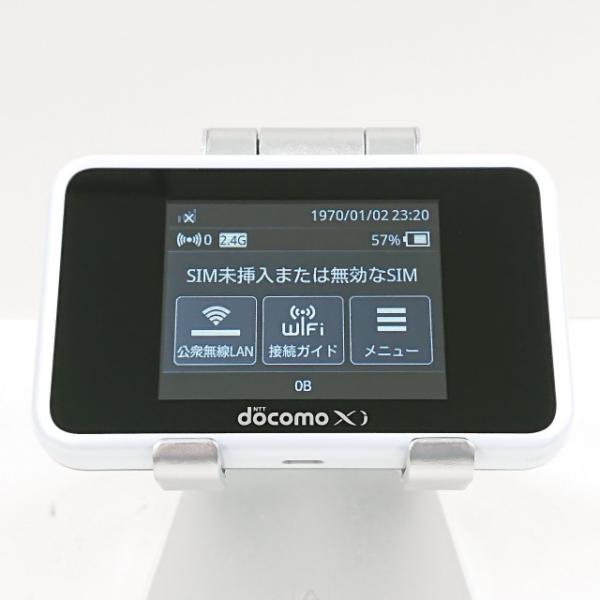 ルーター HW-02G HUAWEI docomo SIMロック解除× ホワイト