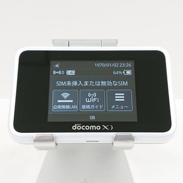 ルーター HW-02G HUAWEI docomo SIMロック解除× ホワイト