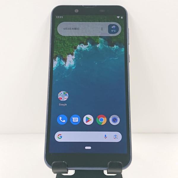 スマートフォン S5-SH SHARP シャープ Y!mobile SIMロック解除× ダークブルー