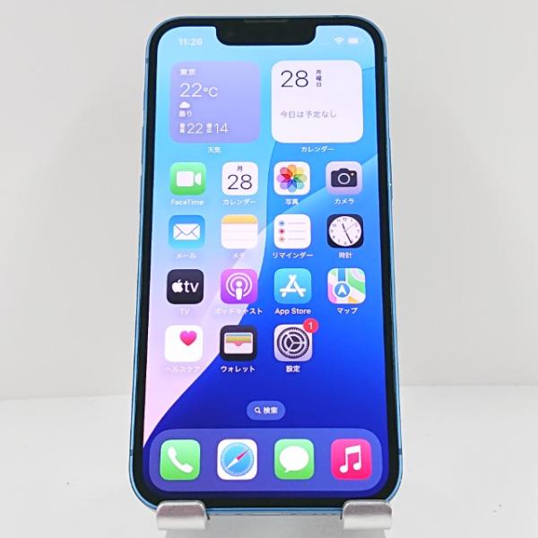 iPhone iPhone13 mini 128GB apple アップル au SIMロック解除〇 ブルー