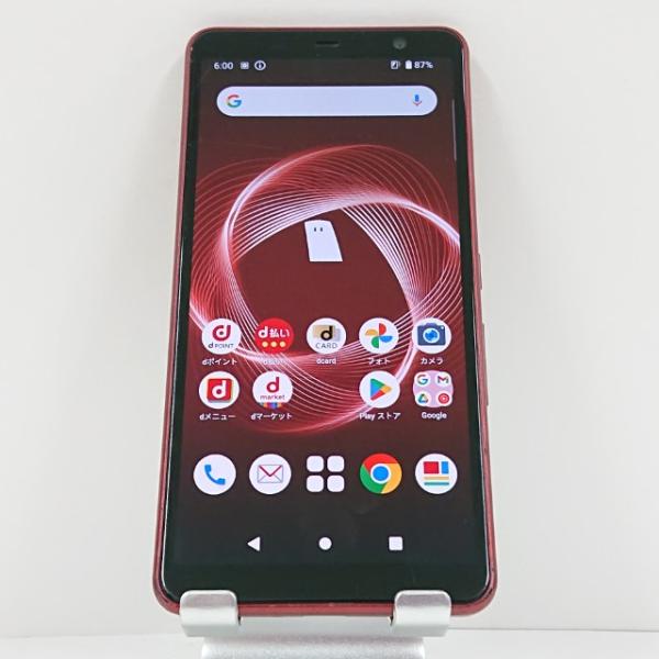 スマートフォン F-41B FCNT ドコモ SIMロック解除〇 レッド