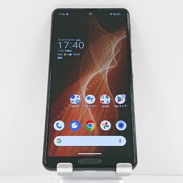 スマートフォン SHG03 SHARP シャープ au SIMロック解除〇 ブラック