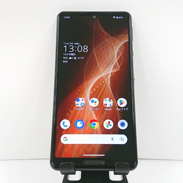 スマートフォン SHG03 SHARP シャープ au SIMロック解除〇 ブラック