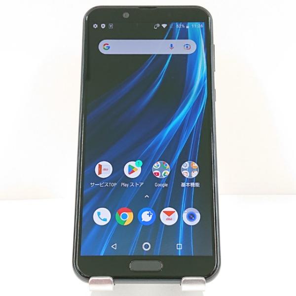 スマートフォン SHV43 SHARP シャープ au SIMロック解除〇 ニュアンスブラック