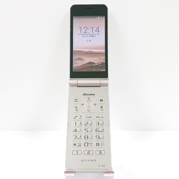 携帯電話 F-41C FCNT ドコモ SIMロック解除〇 ゴールド