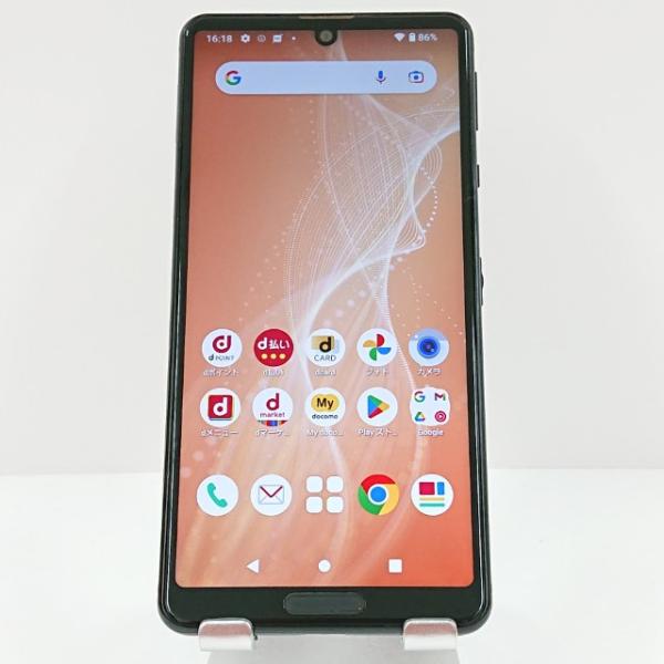 スマートフォン SH-41A SHARP シャープ ドコモ SIMロック解除〇 ブラック