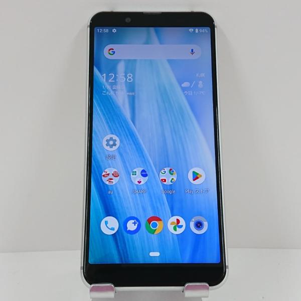 スマートフォン SHV48 SHARP シャープ au SIMロック解除〇 シルバー