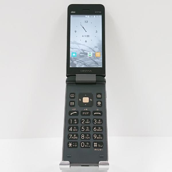 携帯電話 KYF39 京セラ au SIMロック解除〇 墨