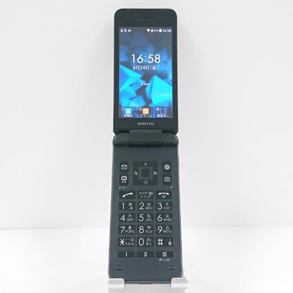 携帯電話 NP902KC 京セラ SoftBank SIMロック解除〇 ブラック