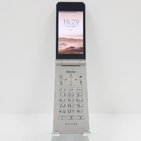 携帯電話 F-41C FCNT ドコモ SIMロック解除〇 ゴールド
