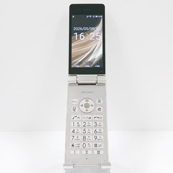 携帯電話 SH-02L SHARP シャープ ドコモ SIMロック解除〇 ゴールド