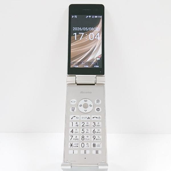 携帯電話 SH-02L SHARP シャープ ドコモ SIMロック解除〇 ゴールド