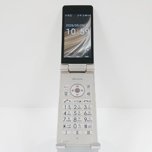 携帯電話 SH-02L SHARP シャープ ドコモ SIMロック解除〇 ゴールド