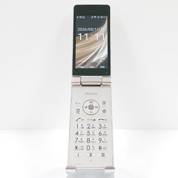 携帯電話 SH-02L SHARP シャープ ドコモ SIMロック解除〇 ゴールド
