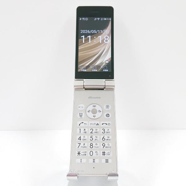 携帯電話 SH-02L SHARP シャープ ドコモ SIMロック解除〇 ゴールド