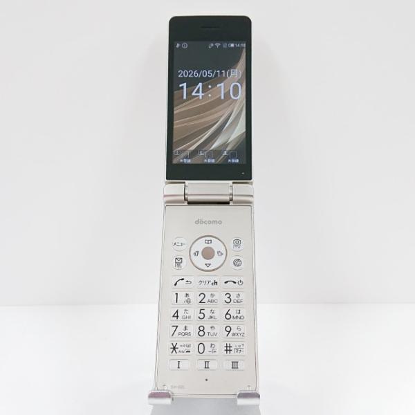 携帯電話 SH-02L SHARP シャープ ドコモ SIMロック解除〇 ゴールド