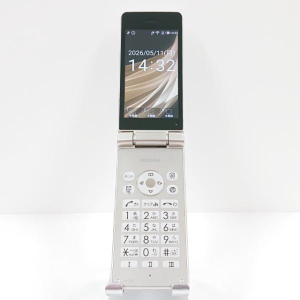 携帯電話 SH-02L SHARP シャープ ドコモ SIMロック解除〇 ゴールド