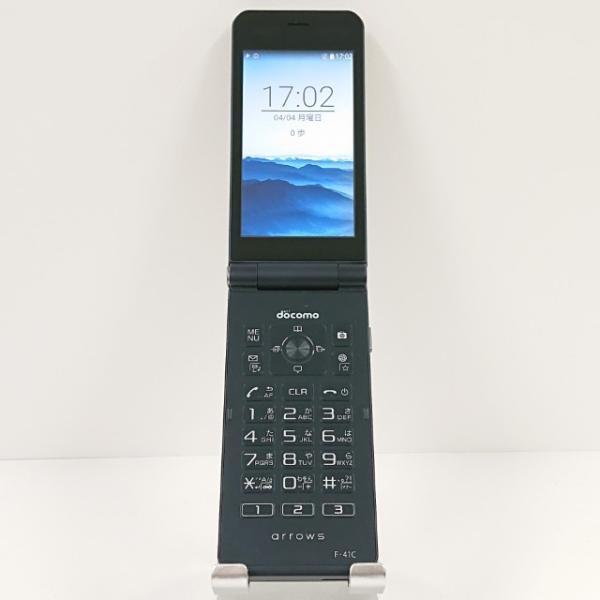 携帯電話 F-41C FCNT ドコモ SIMロック解除〇 ネイビー