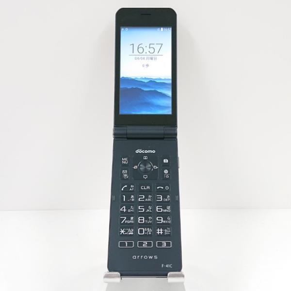携帯電話 F-41C FCNT ドコモ SIMロック解除〇 ネイビー