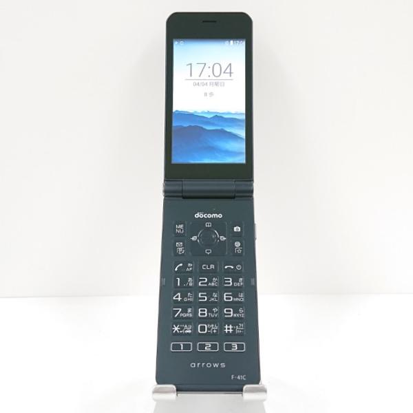携帯電話 F-41C FCNT ドコモ SIMロック解除〇 ネイビー