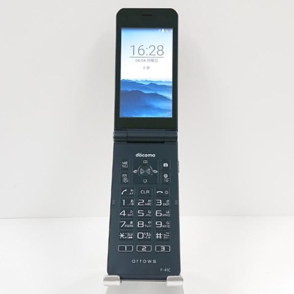 携帯電話 F-41C FCNT ドコモ SIMロック解除〇 ネイビー