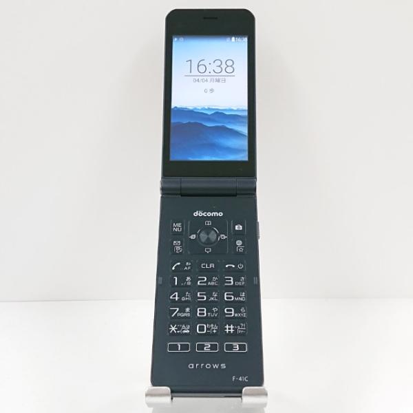 携帯電話 F-41C FCNT ドコモ SIMロック解除〇 ネイビー