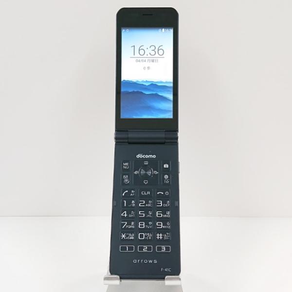 携帯電話 F-41C FCNT ドコモ SIMロック解除〇 ネイビー