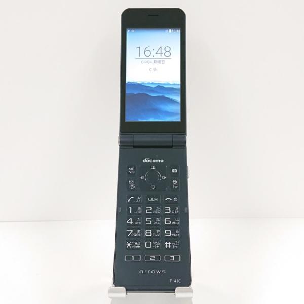 携帯電話 F-41C FCNT ドコモ SIMロック解除〇 ネイビー