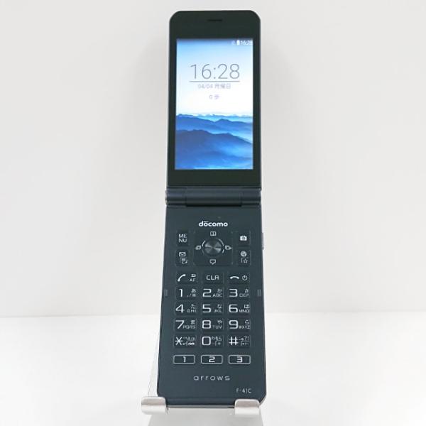 携帯電話 F-41C FCNT ドコモ SIMロック解除〇 ネイビー
