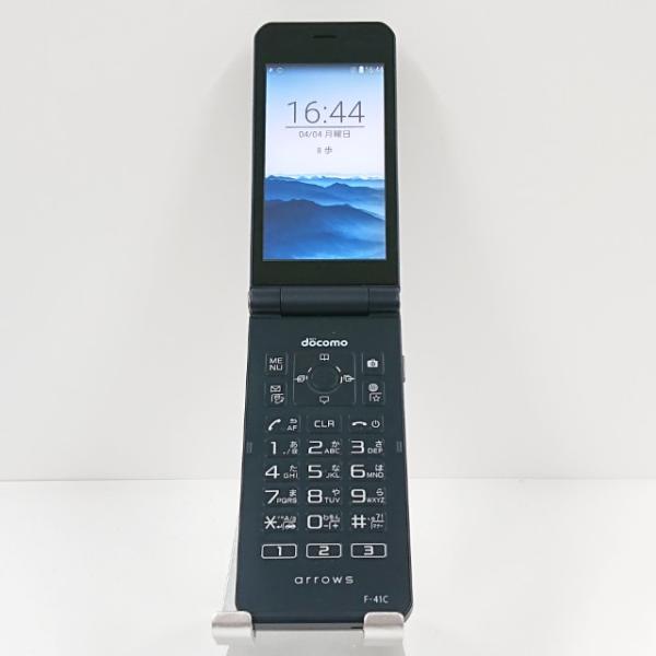 携帯電話 F-41C FCNT ドコモ SIMロック解除〇 ネイビー