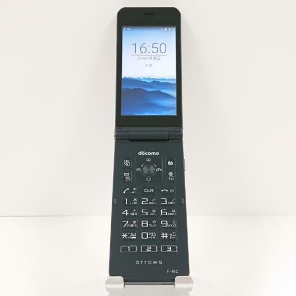 携帯電話 F-41C FCNT ドコモ SIMロック解除〇 ネイビー