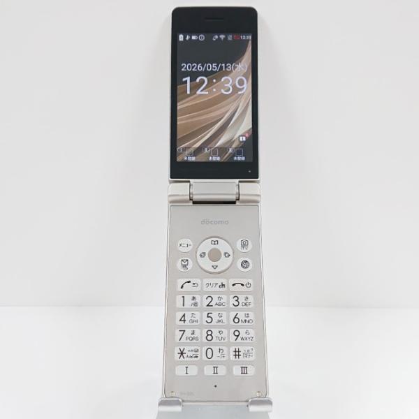 携帯電話 SH-02L SHARP シャープ ドコモ SIMロック解除〇 ゴールド