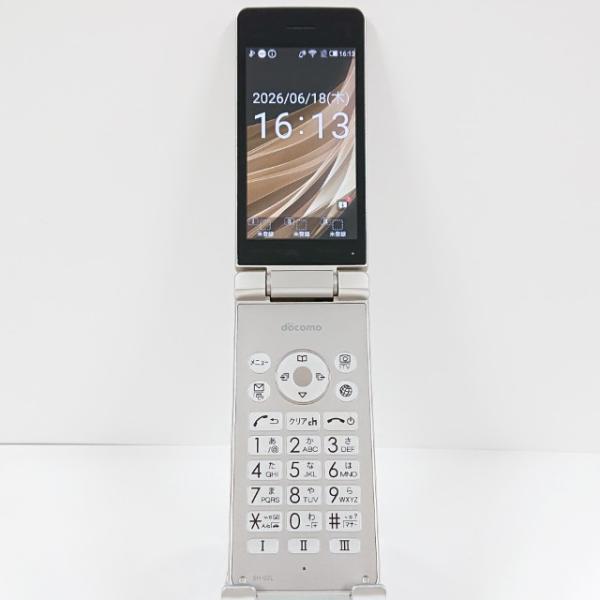 携帯電話 SH-02L SHARP シャープ ドコモ SIMロック解除〇 ゴールド
