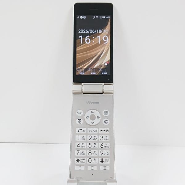 携帯電話 SH-02L SHARP シャープ ドコモ SIMロック解除〇 ゴールド