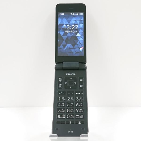 携帯電話 KY-41B 京セラ ドコモ SIMロック解除〇 ブラック
