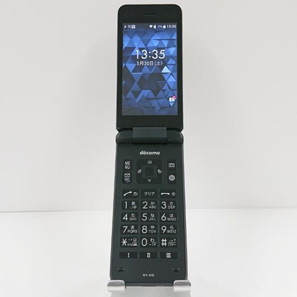 携帯電話 KY-41B 京セラ ドコモ SIMロック解除〇 ブラック