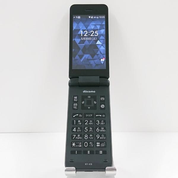 携帯電話 KY-41B 京セラ ドコモ SIMロック解除〇 ブラック
