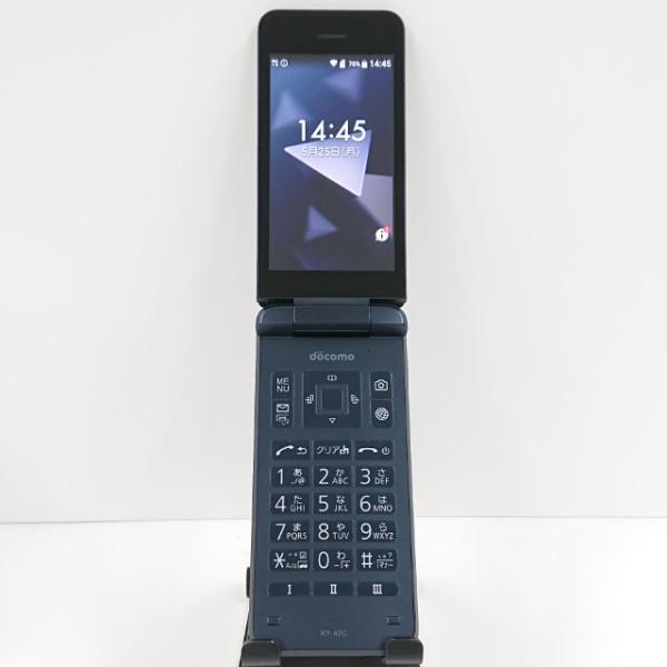 携帯電話 KY-42C 京セラ ドコモ SIMロック解除〇 ブラック