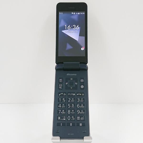 携帯電話 KY-42C 京セラ ドコモ SIMロック解除〇 ブラック