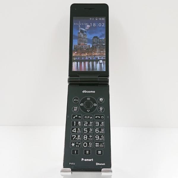 携帯電話 P-01J パナソニック ドコモ SIMロック解除〇 ブラック