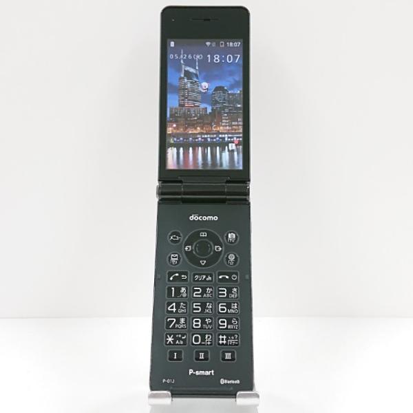 携帯電話 P-01J パナソニック ドコモ SIMロック解除〇 ブラック