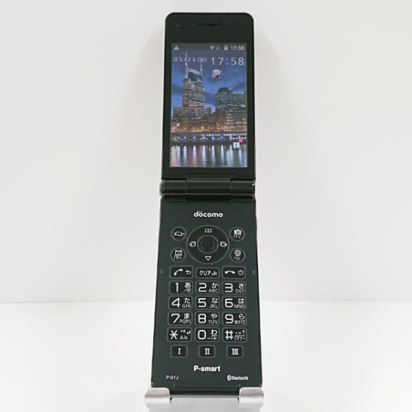 携帯電話 P-01J パナソニック ドコモ SIMロック解除〇 ブラック