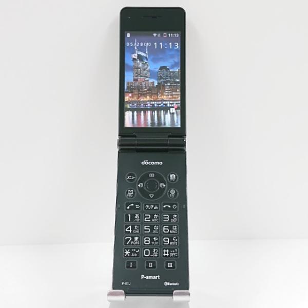 携帯電話 P-01J パナソニック ドコモ SIMロック解除〇 ブラック