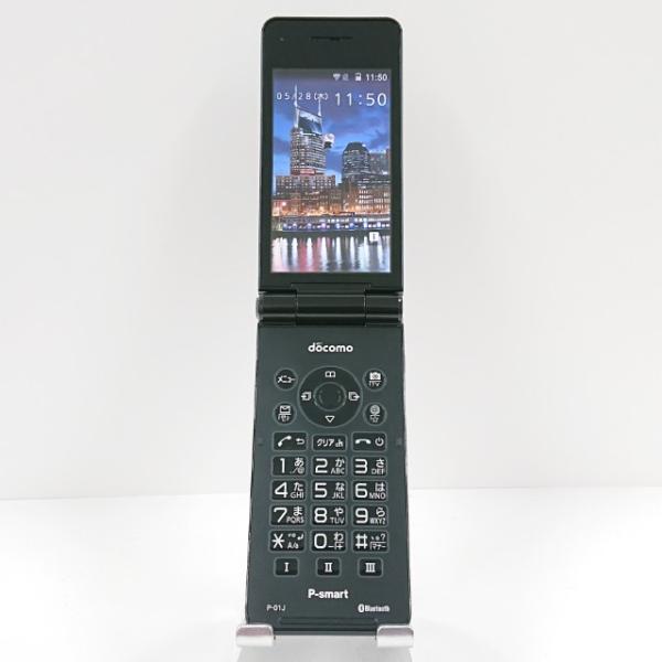 携帯電話 P-01J パナソニック ドコモ SIMロック解除〇 ブラック