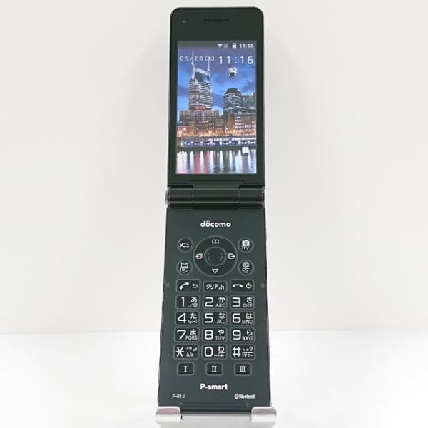 携帯電話 P-01J パナソニック ドコモ SIMロック解除〇 ブラック