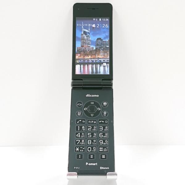 携帯電話 P-01J パナソニック ドコモ SIMロック解除〇 ブラック