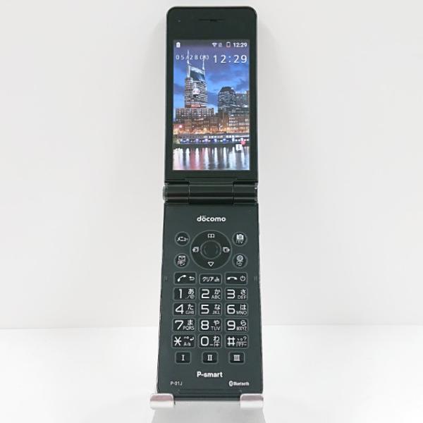 携帯電話 P-01J パナソニック ドコモ SIMロック解除〇 ブラック